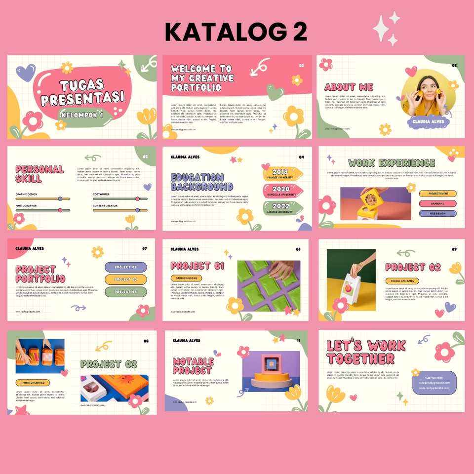 Jasa Buat PPT Power Point Estetik