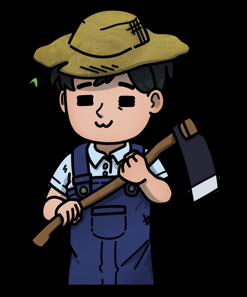 2D cartoon character design