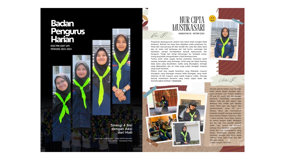 Desain Booklet/Yearbook/Album Minimalis dan Modern
