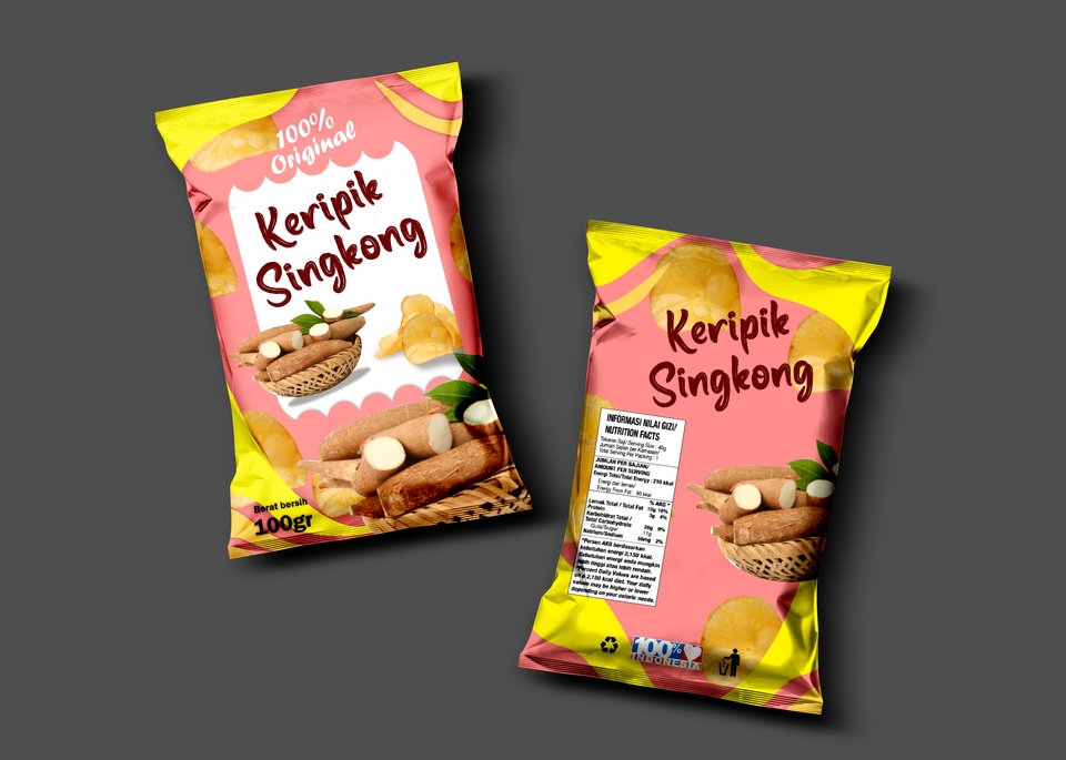 DESAIN KEMASAN PRODUK PACKAGING/STANDING POUCH/BOX DENGAN GAYA MINIMAL ...