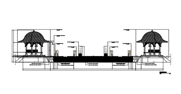 Gambar kerja arstitektur, interior, landscape (cad drawing)