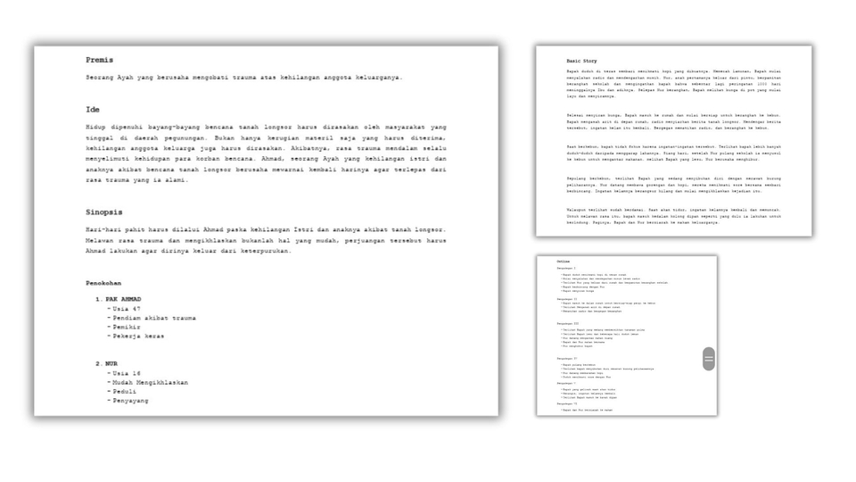 Jasa Penulisan atau Pembuatan Script Film Pendek