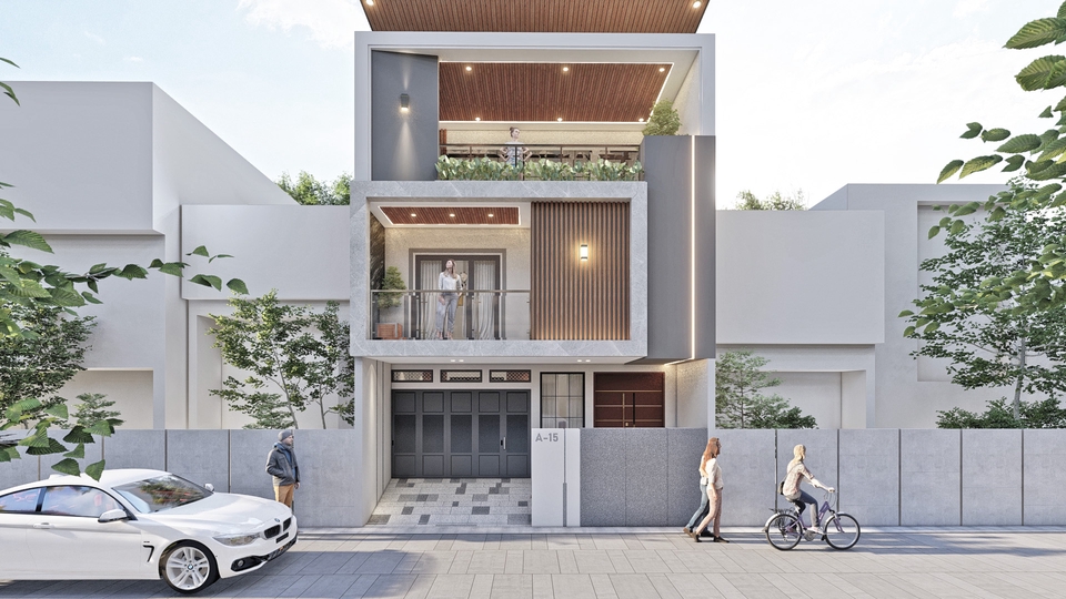 3D Video Animasi (Exterior) Rumah, Ruko, Perumahan, Sekolahan dll