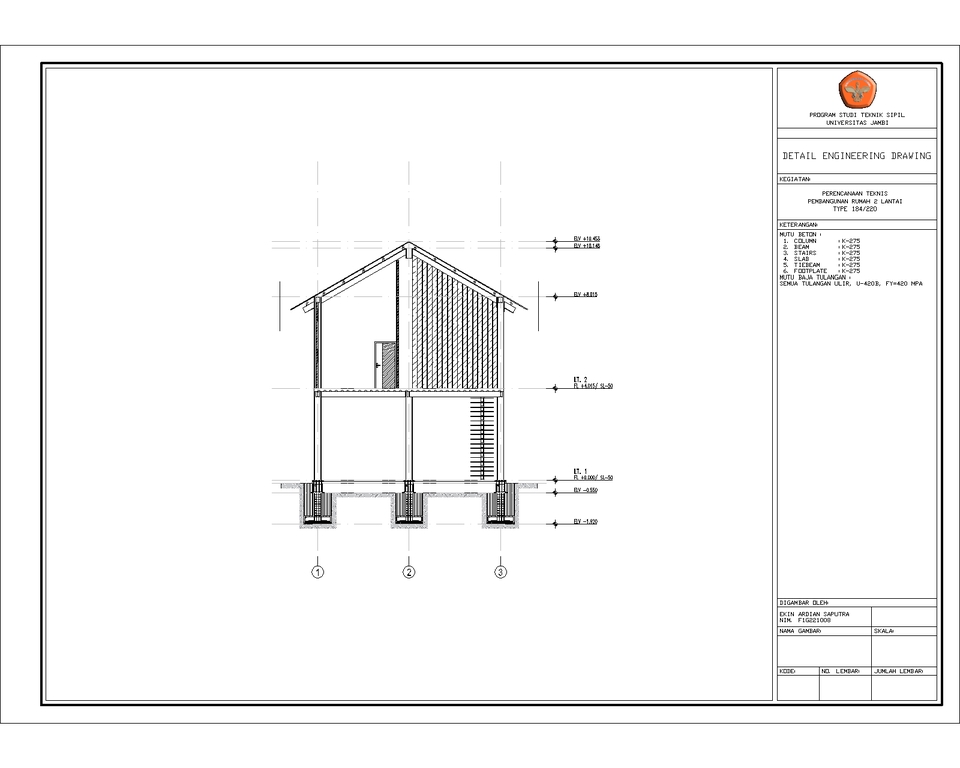 Jasa Pembuatan DED, Shop Drawing & Asbuilt Drawing (Struktur & Arsitektur)