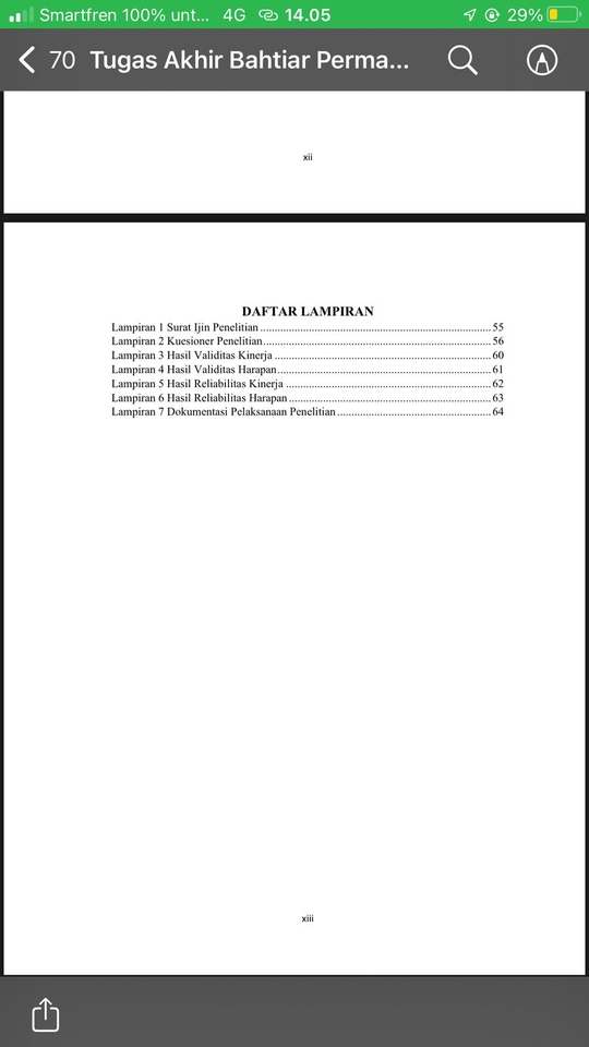 Jasa Edit/Pembuatan Daftar Isi/ Daftar Tabel/ Diagram/ Daftar Pustaka