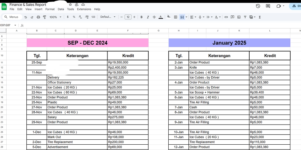 Jasa Pengerjaan Data Entry Spreadsheets dan Excel / Virtual Assistant