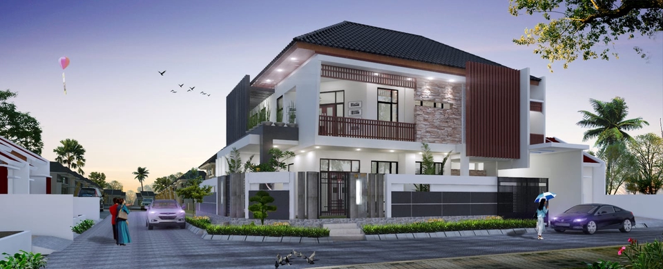Desain Rumah/Gedung, Gambar Kerja (DED), dan RAB
