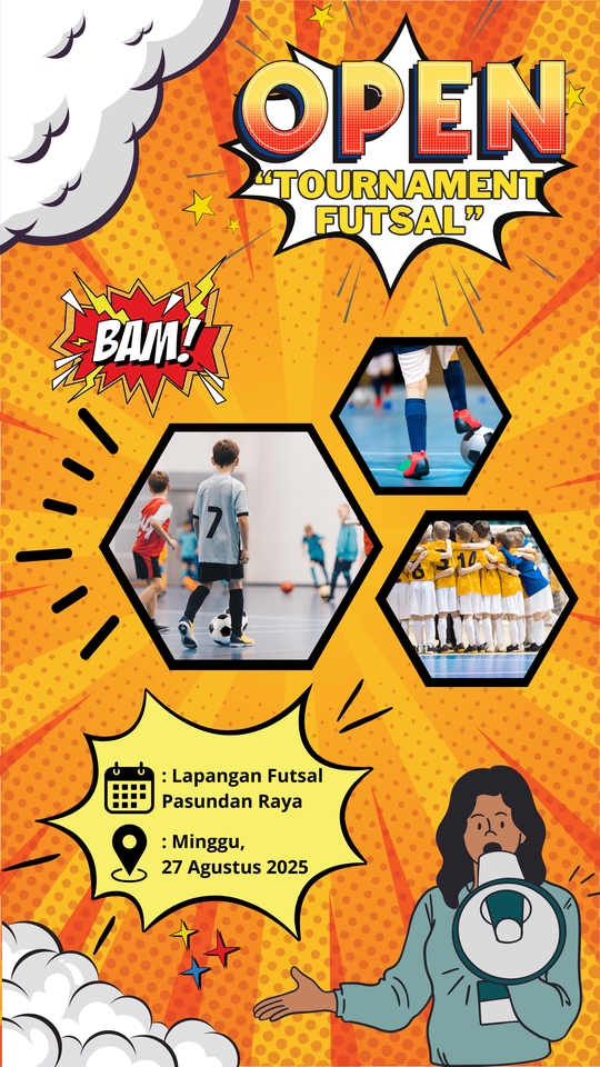 Desain Banner dan Pamflet Kegiatan