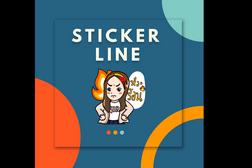 รับออกแบบ Sticker Line
