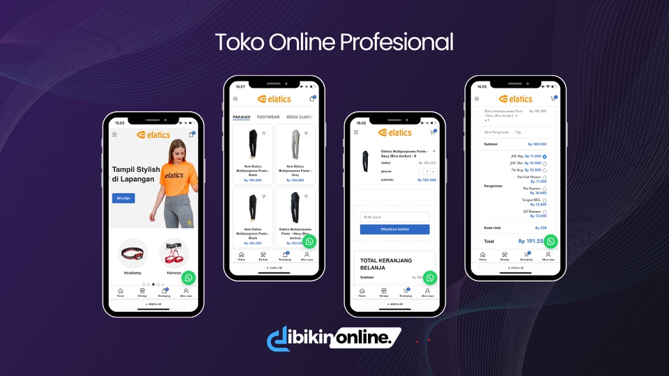 Pembuatan Website Company Profile, Ecommerce Toko Online, Desain Custom ...