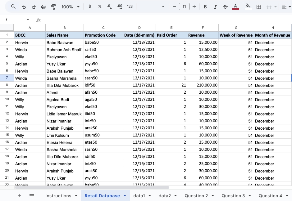 Virtual Assistant for Data Entry