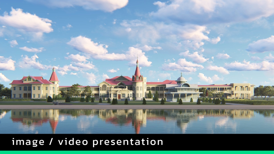 รับ Render ภาพและ VDO 3D Perspective/Presentation/งานโปรเจคขนาดใหญ่