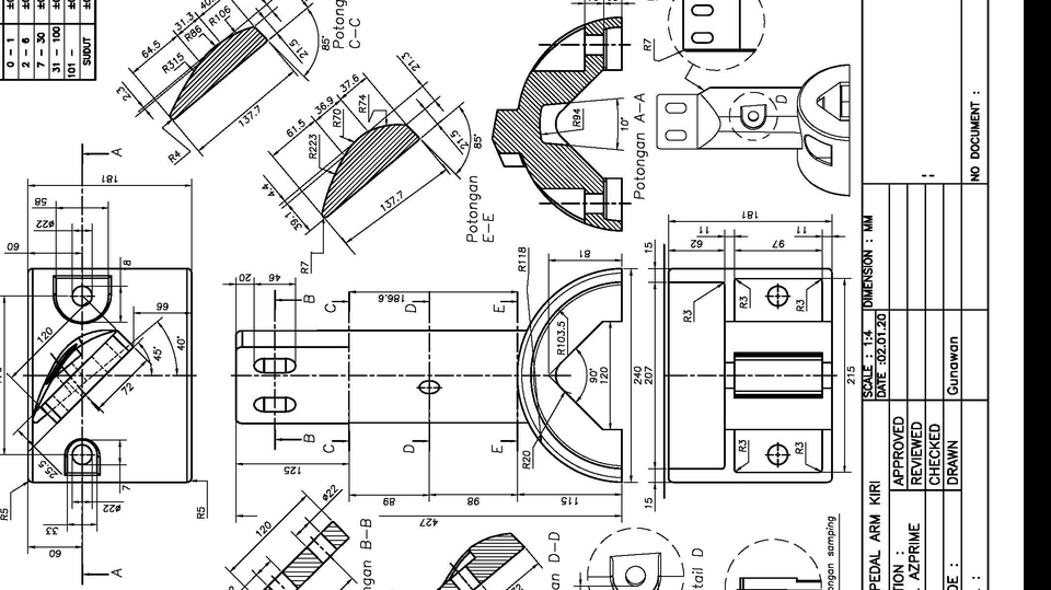 Desain sparepart industri, gear, spur gear, plumbing, fitting pipe dll