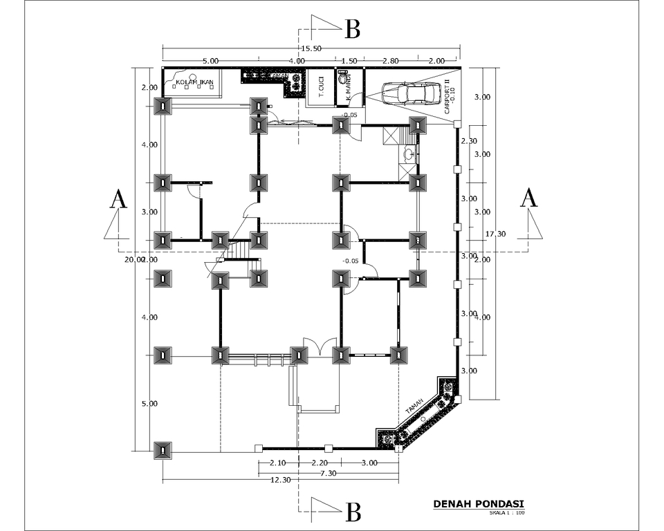 Gambar Kerja-IMB-Asbuilt Drawing- Autocad 2D - 1 Sampai 5 Hari Selesai