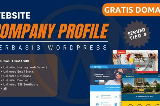 Website Company Profile Berbasis Wordpress