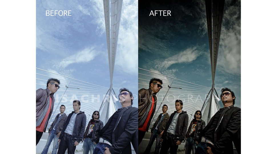 Photo Editing Warna - Touch Up - Ganti Background - Simple Compositing