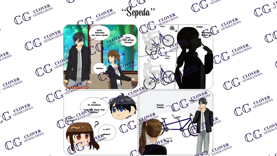 ILUSTRASI ANIME UNTUK MANGA ATAU KOMIK