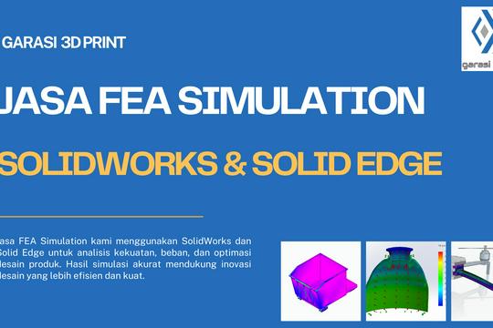 Jasa FEA Simulation Solidworks & Solid Edge