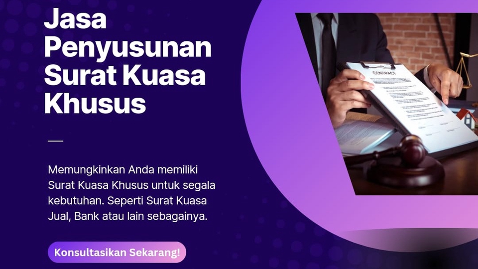 Jasa Penyusunan Surat Kuasa Khusus (Untuk Segala Kebutuhan)