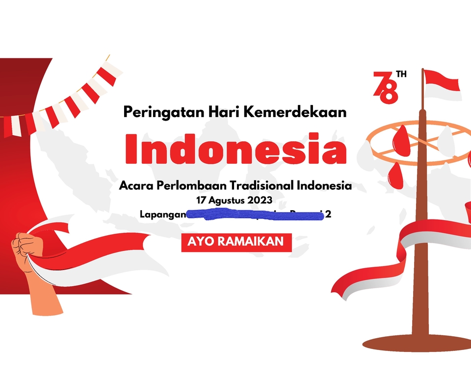 Jasa Desain Banner Acara Sekolahan, Agustusan, Maulid