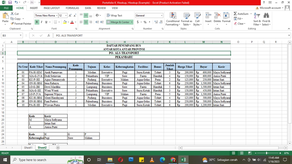 Input dan Olah Data di Excel, Edit Dokumen