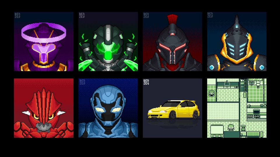 รับวาด Pixel Art สำหรับProfile, Game, Character, Map, etc.