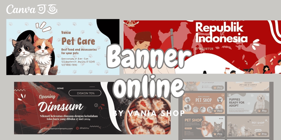 Professional social media desain banner online