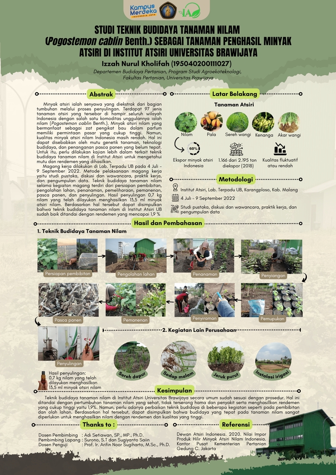 Desain Poster Ilmiah, Poster Publikasi Jurnal, Poster KTI, Poster Event ...