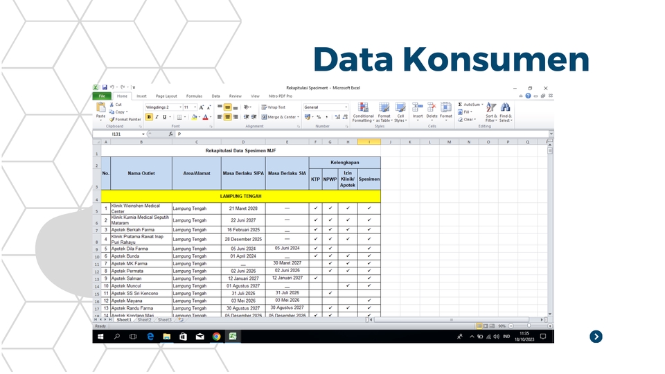 Entry Data Untuk Mempermudah Input Data & Olah Data Microsoft Excel