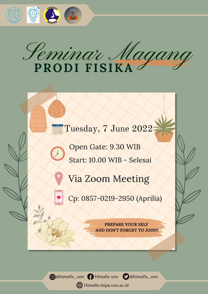 Design Banner atau Pamflet Acara