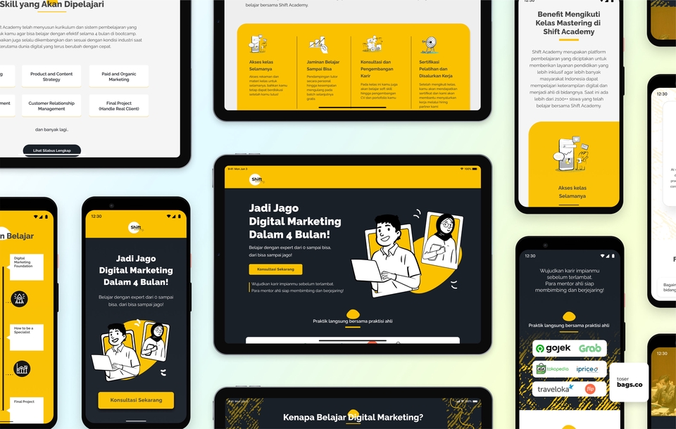 Jasa Desain & Bikin Landing Page | Figma, WordPress, Elementor