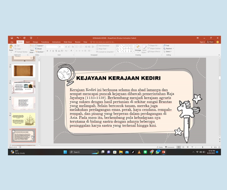 JASA TUGAS (SD - SMA) PEMBUATAN PPT (POWER POINT)