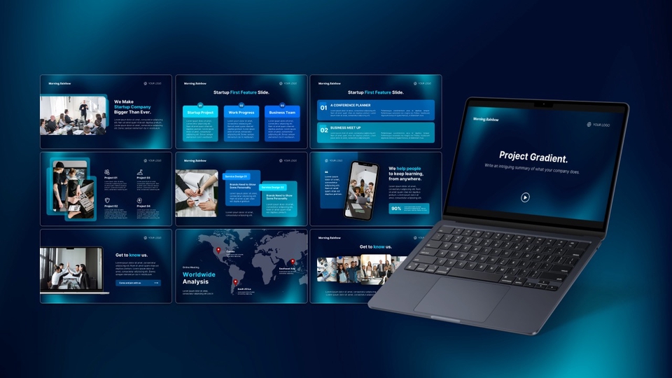 Desain Presentasi Professional Modern dan Menarik (Canva, PowerPoint ...