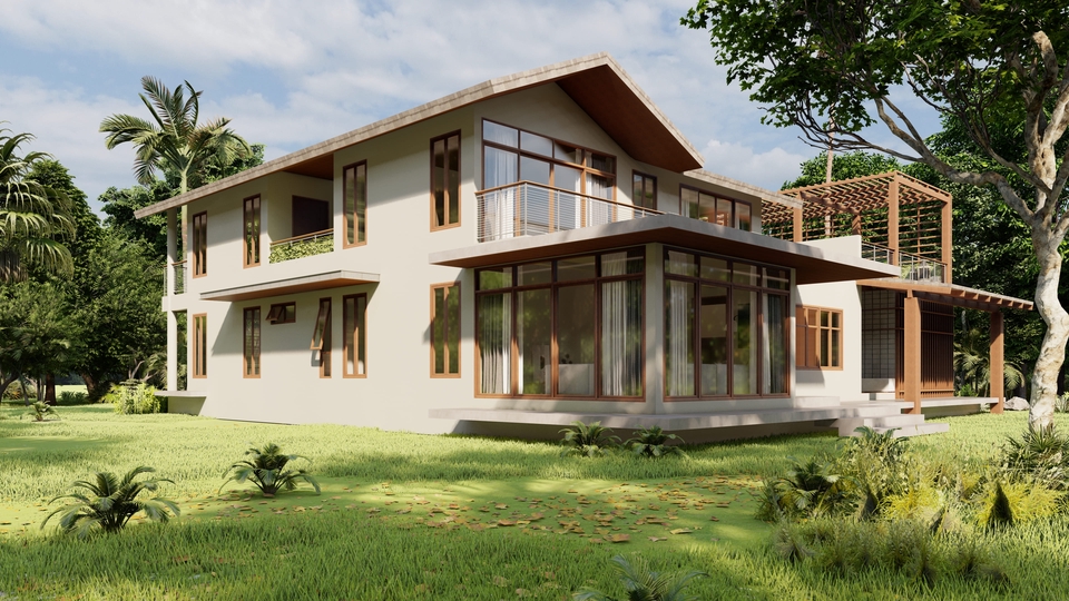 ออกแบบ เขียนแบบ render perspective 3D and VDO