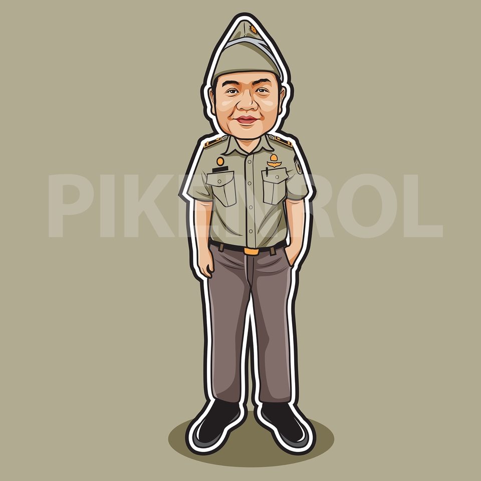 Ilustrasi /Karikatur/Kartun dari Foto Kamu