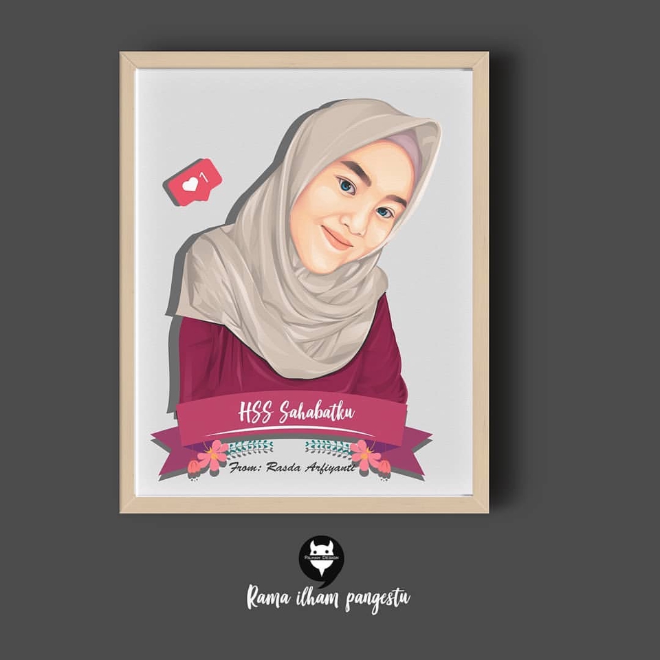 Desain Foto Cartoon Photoshop