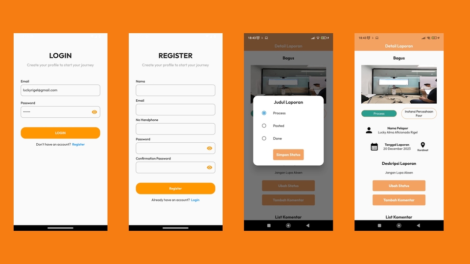 Jasa Pembuatan Aplikasi Mobile (Flutter) | Tugas | Absensi | Stok Gudang