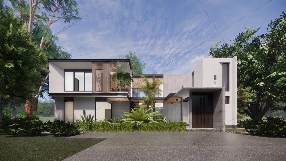 รับทำภาพ 3D PERSPECTIVE & ANIMATION ARCHITECTURE บ้านพักอาศัย จนถึงงานสถาปัตยกรรมขนาดกลาง