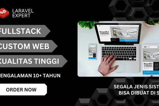Laravel Website: Company Profile, Ecommerce, Custom Webapp, dll