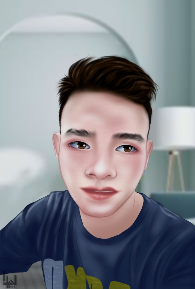 DESAIN PORTRAIT DIGITAL PENGERJAAN HANYA DALAM 1 HARI
