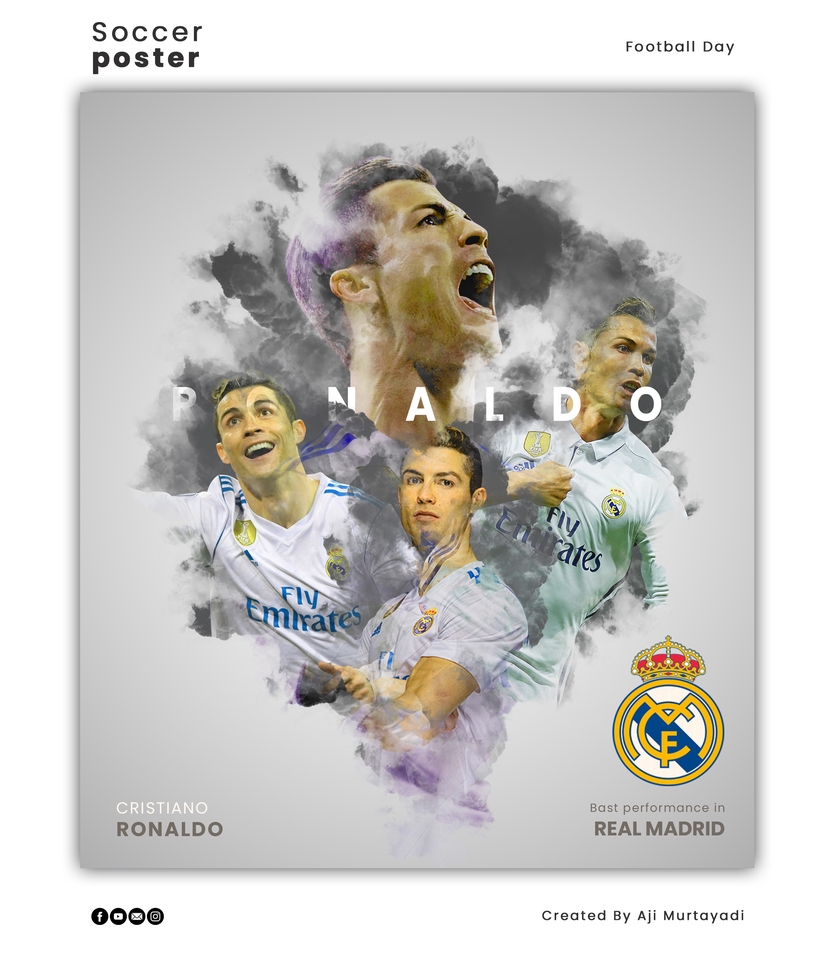 Design Poster Sepak Bola