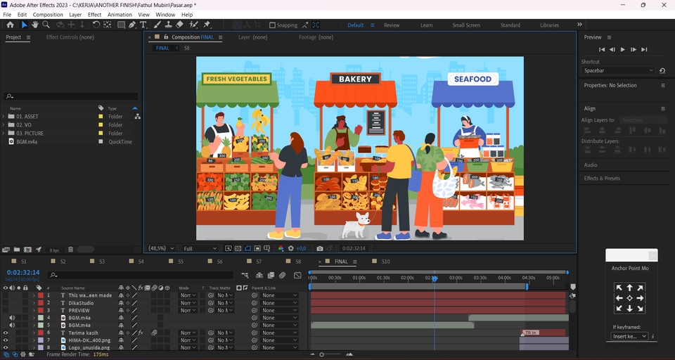 Pembuatan Motion Graphic Video Explainer 2D UMKM