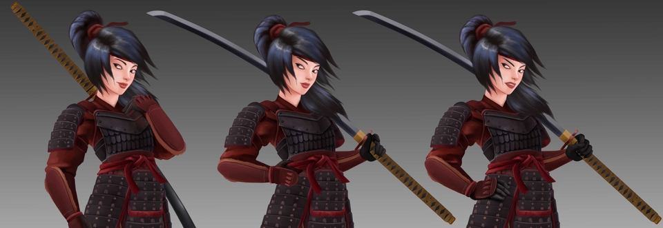 รับออกแบบคาแรคเตอร์ แนว Video Game, Fantasy, Sci-fi แบบ Sami-Realistic