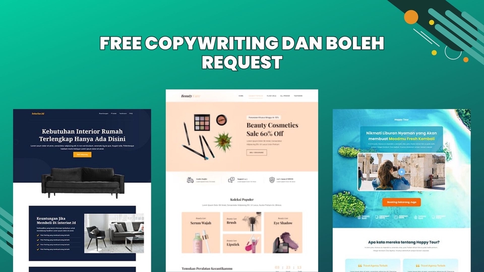 Desain Website dan Landingpage Elementor Wordpress