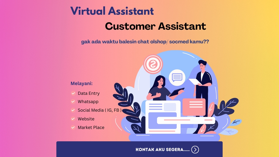 Customer Service WA/ Web, Data Entry, Admin Online, Virtual Assistant