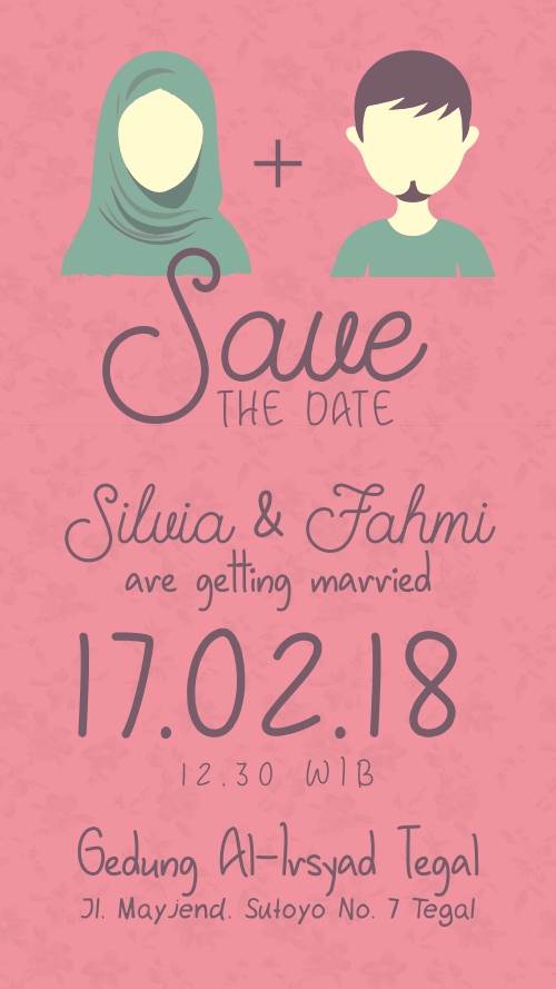 Desain Undangan Pernikahan Electronic Custom