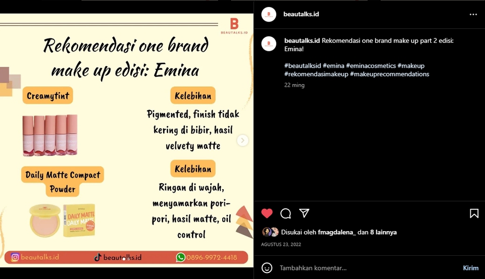 Penulisan konten artikel website, postingan Instagram, script writing ...