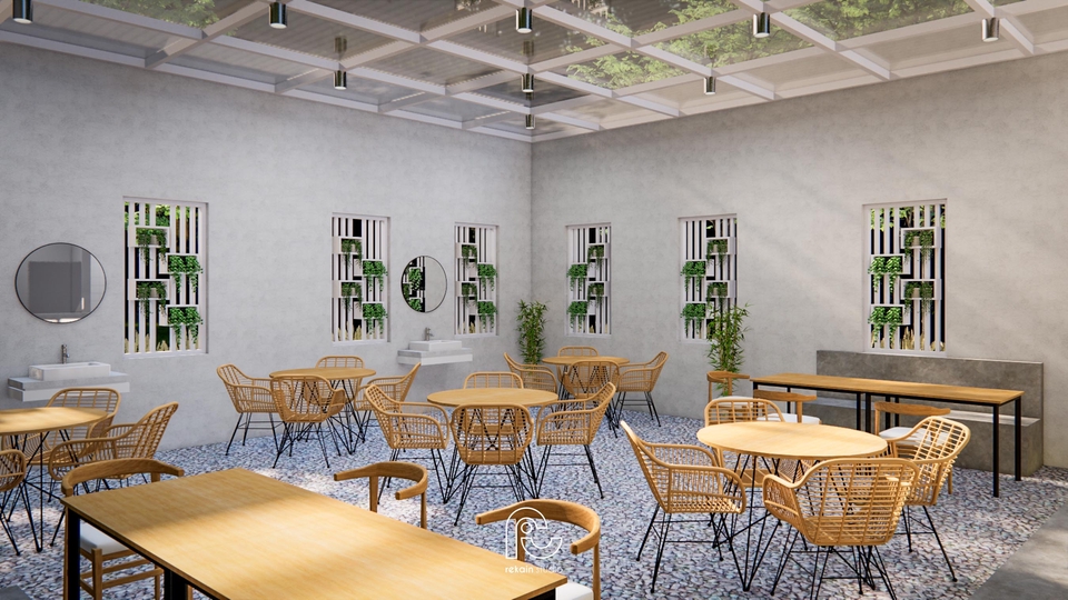 Desain Interior Ruangan Rumah dan Cafe Murah