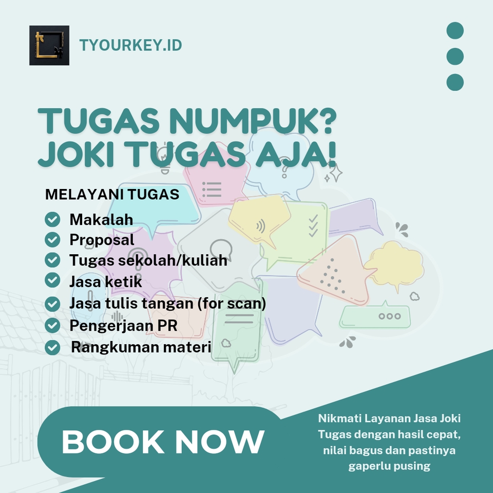 JASA JOKI TUGAS SD/SMP/SMA/KULIAH