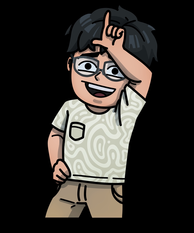 2D cartoon character design